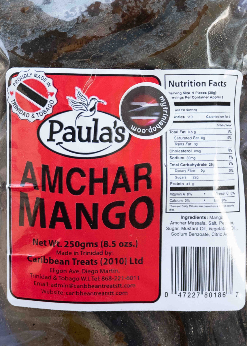 Paula's Amchar Mango 250g (LARGEST RETAIL SIZED BAG) – My Trini Shop Ltd