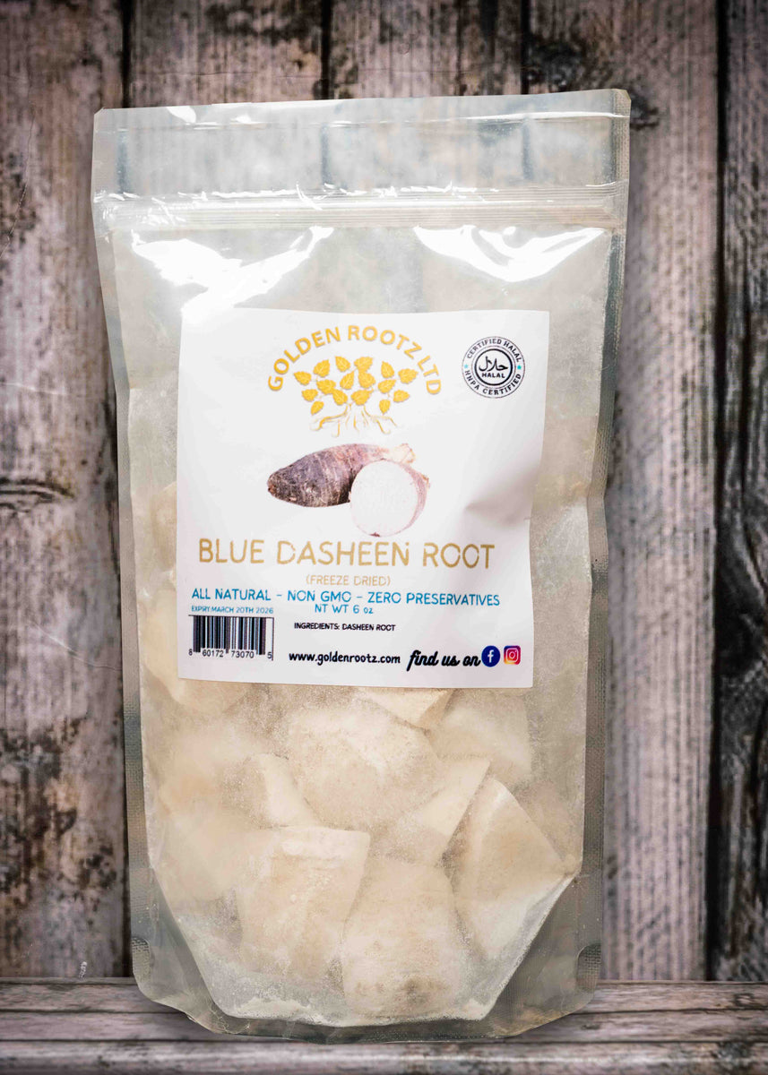 Golden Rootz Blue Dasheen 170g – My Trini Shop Ltd