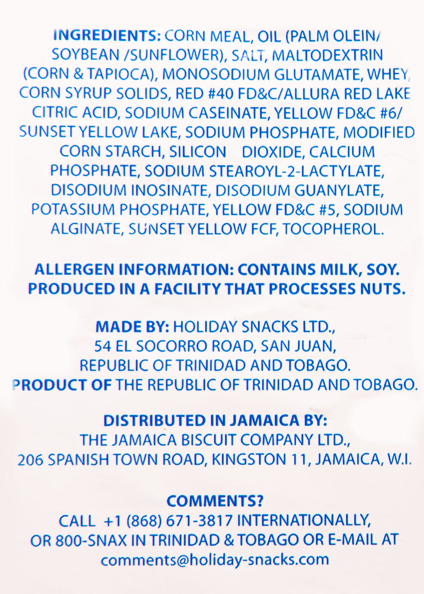 Holiday Snacks Spicy Big Foot 25g – My Trini Shop Ltd